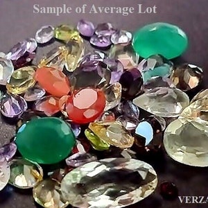 Gemstones Loose Natural Gemstones 100 Carat Mix Mixed Gemstone Lot ...