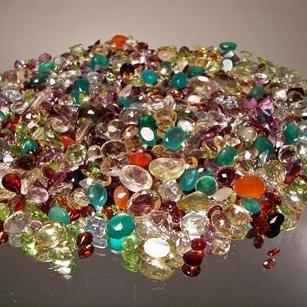 Mixed Gemstones - Etsy