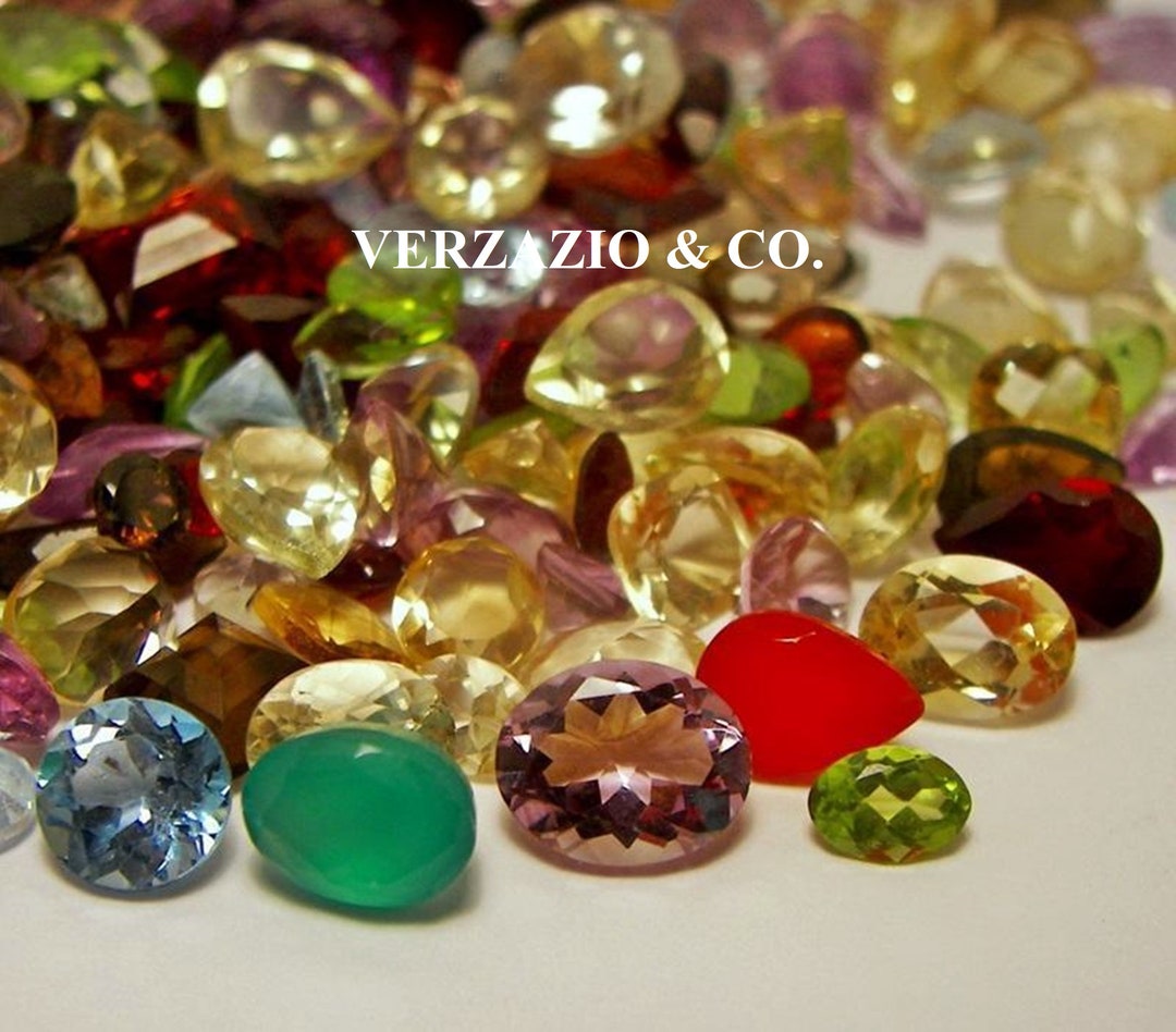 Gemstones Loose Natural Gemstones 200 Carat Mix Mixed Gemstone Lot ...