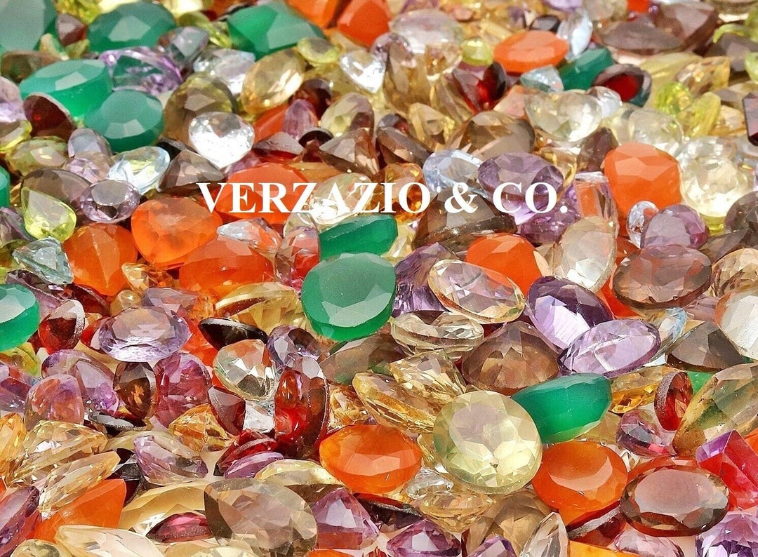Gemstones Loose Natural Gemstones 100 Carat Mix Mixed Gemstone Lot ...