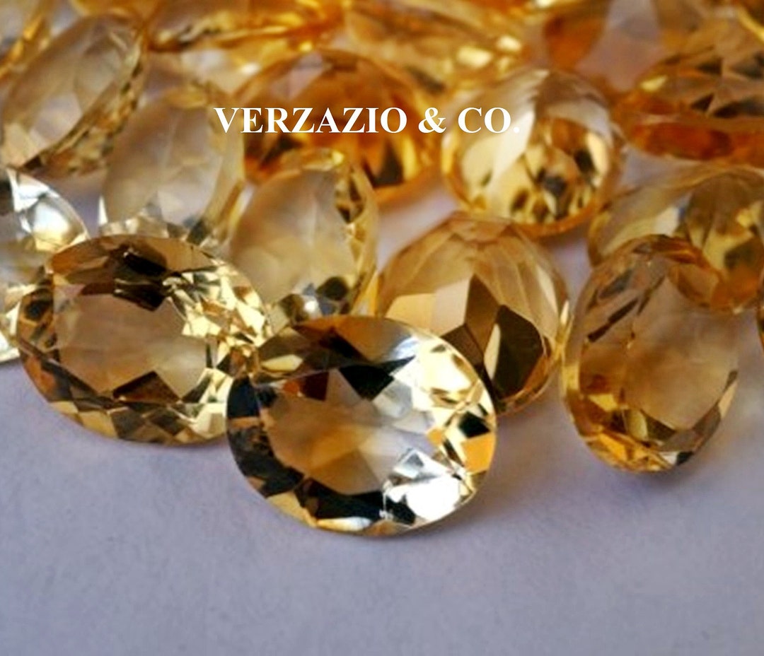 Natural Citrine Gemstone Lot: 25+ Carats, Mixed Cut, VVS-SI Clarity - Etsy