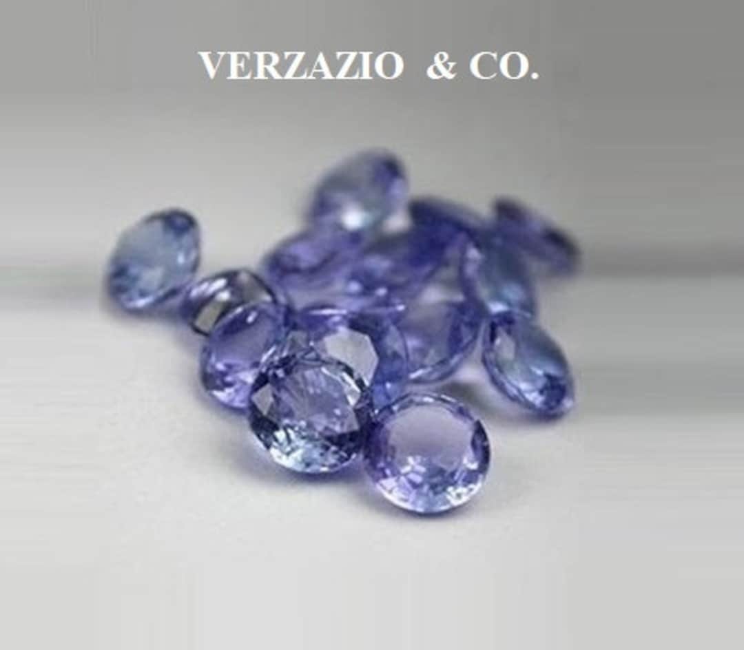 Tanzanite Gemstone Round Lot Loose Natural Tanzanite Gem Gemstones ...