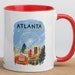 Atlanta Mug. Atlanta Georgia Coffee Mug. Atlanta Skyline. - Etsy