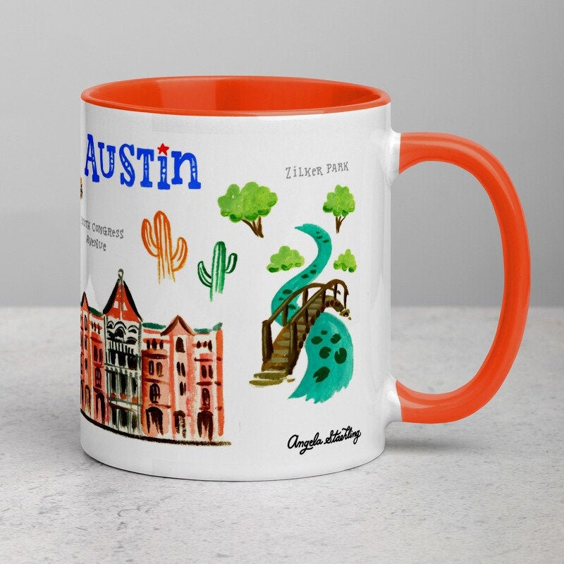 Texas Mug - Etsy