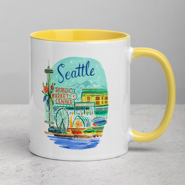 Seattle Skyline - Etsy