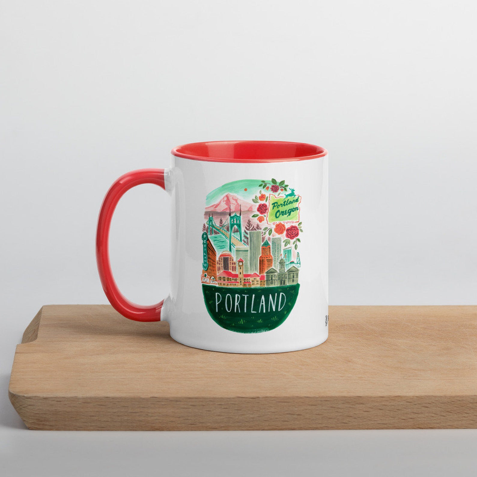 Portland Mug. Portland Oregon Coffee Mug. Portland Coffee Cup. - Etsy