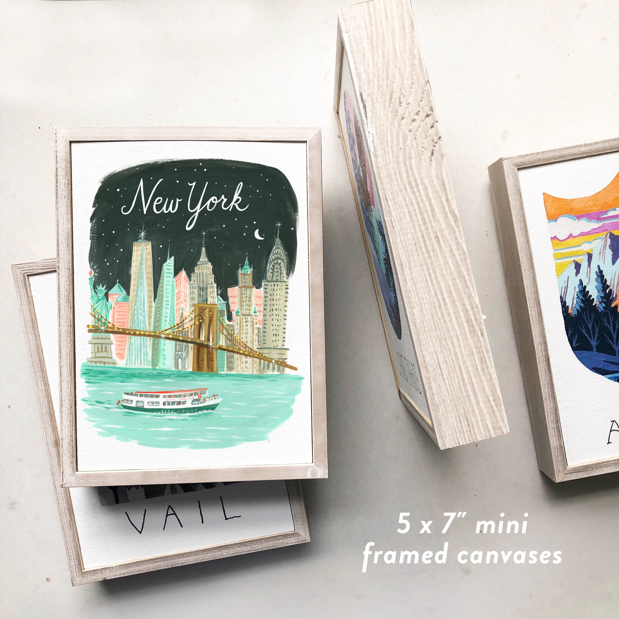 New York Art Print. New York City Skyline. New York Travel | Etsy