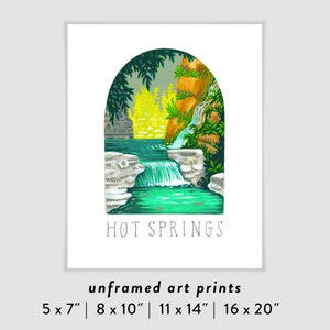 Hot Springs National Park Art Print. Hot Springs Arkansas. National ...