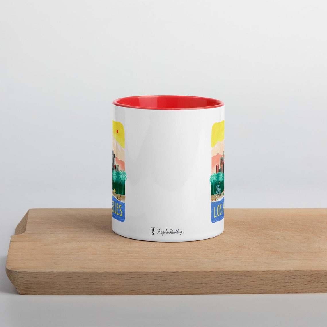 Los Angeles Mug. Los Angeles California Coffee Mug. Los | Etsy