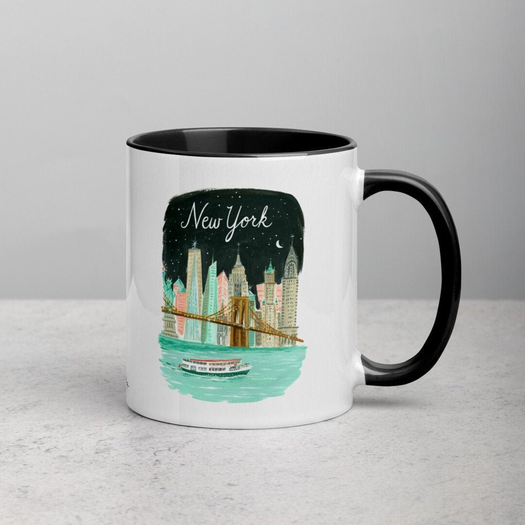 New York City Mug. New York City Coffee Mug. New York City Skyline ...