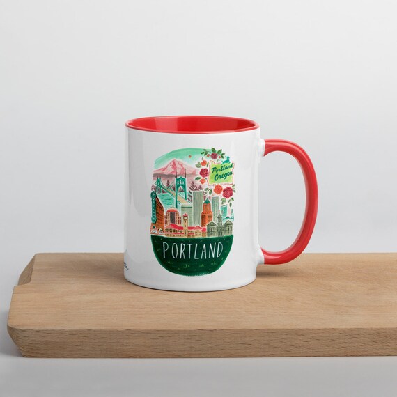 Portland Mug. Portland Oregon Coffee Mug. Portland Coffee Cup. - Etsy
