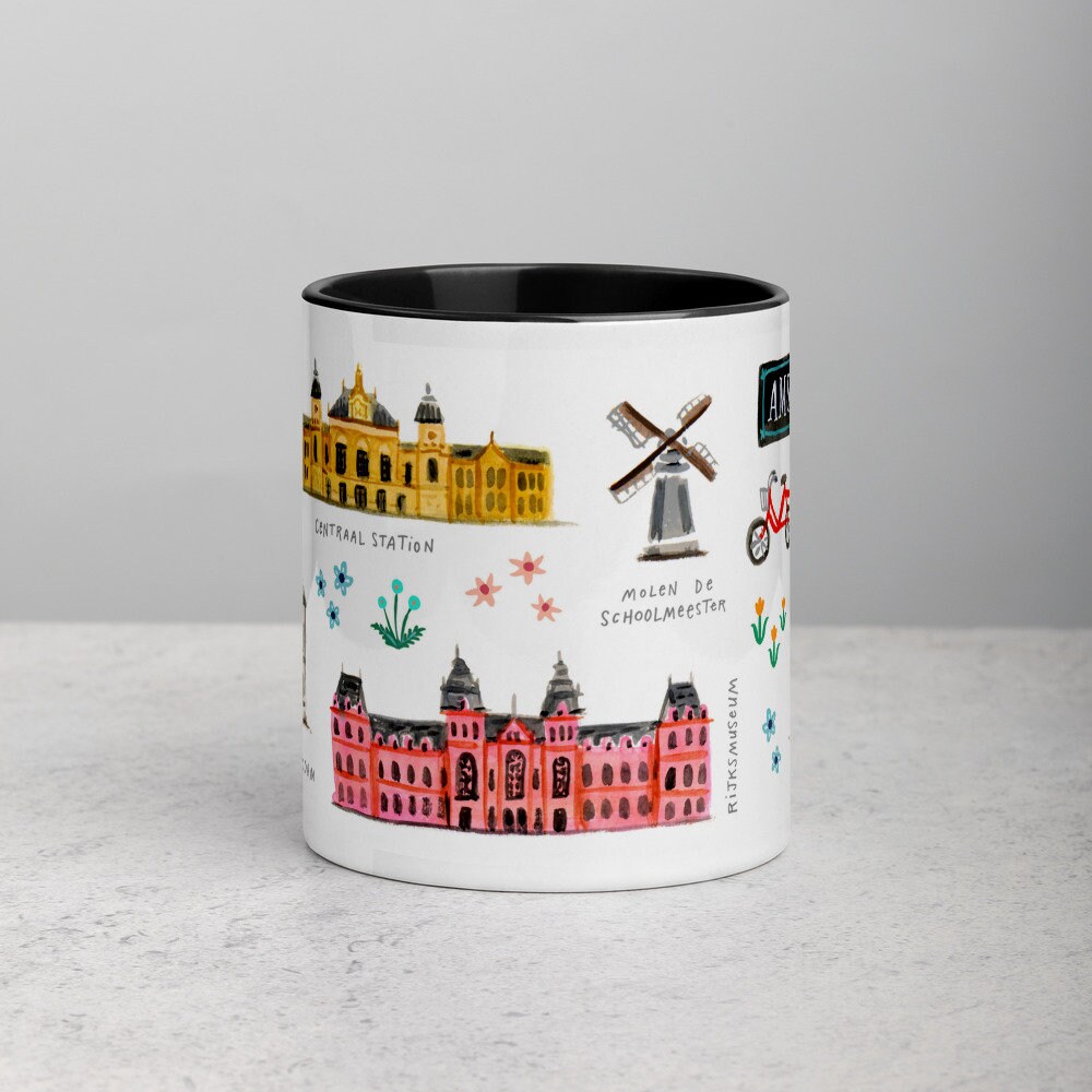 Amsterdam Coffee Mug Amsterdam Coffee Cup Amsterdam Gift - Etsy UK