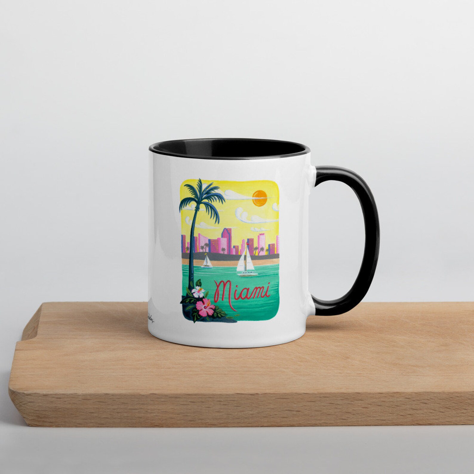 Miami Florida Coffee Mug. Miami Florida Souvenir Gift. Coffee Lover ...