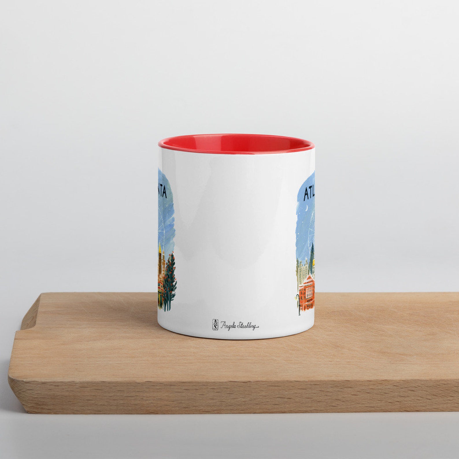 Atlanta Mug. Atlanta Georgia Coffee Mug. Atlanta Skyline. | Etsy