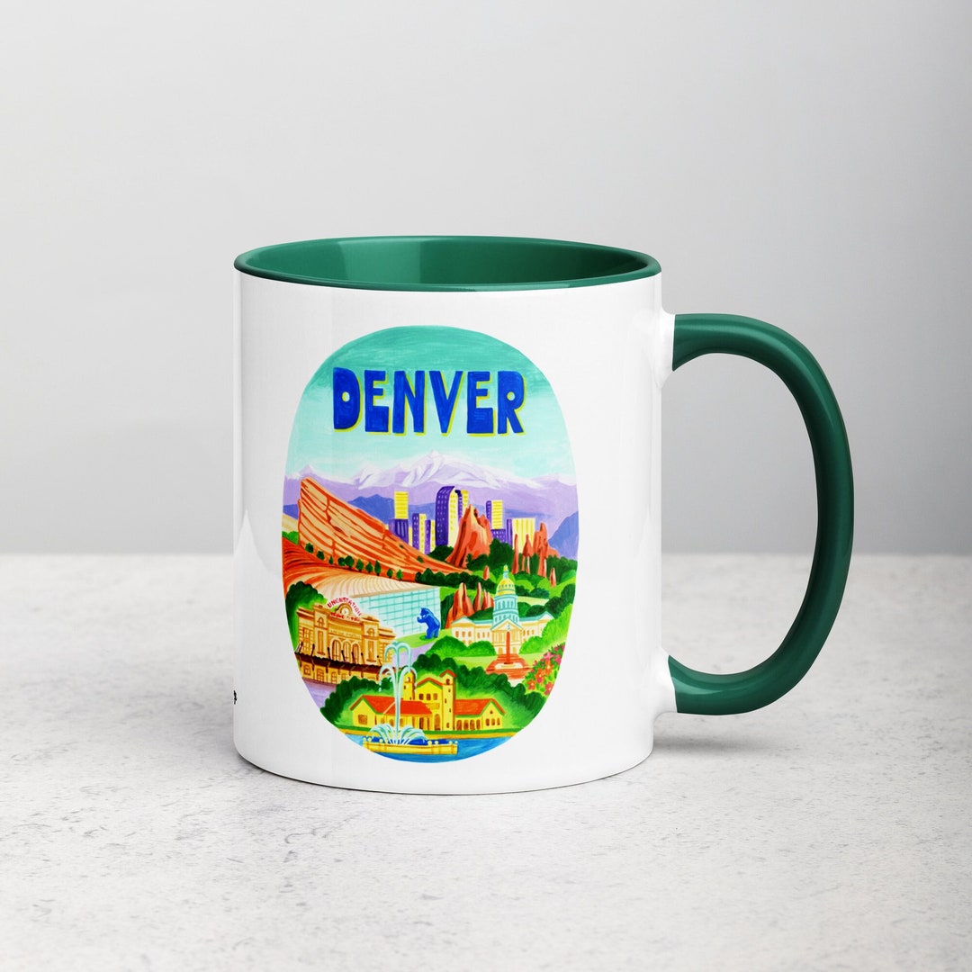Denver Coffee Mug. Denver Colorado Cup. Denver Souvenir Gift. Colorado ...