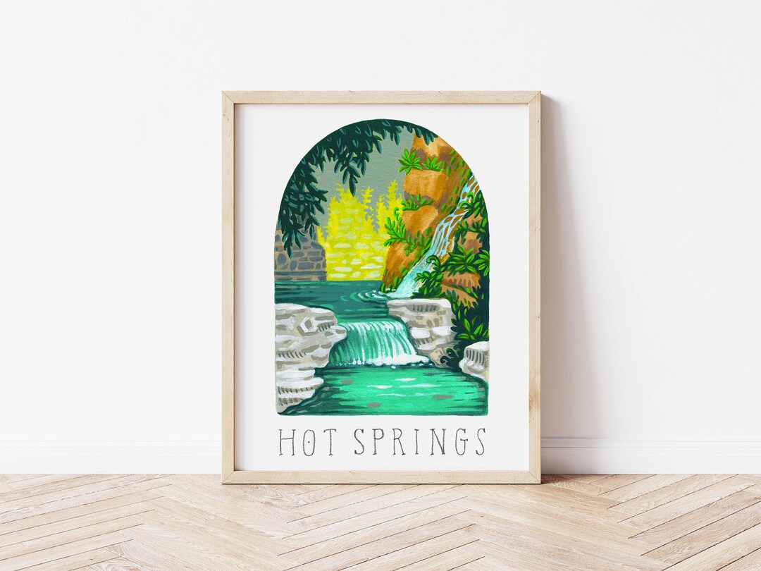 Hot Springs National Park Art Print. Hot Springs Arkansas. National ...