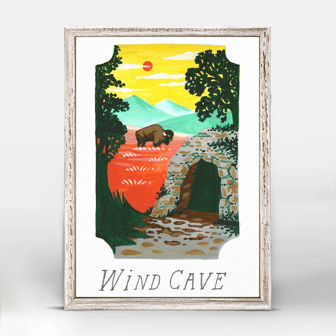 Wind Cave National Park. South Dakota Art Print. South Dakota - Etsy