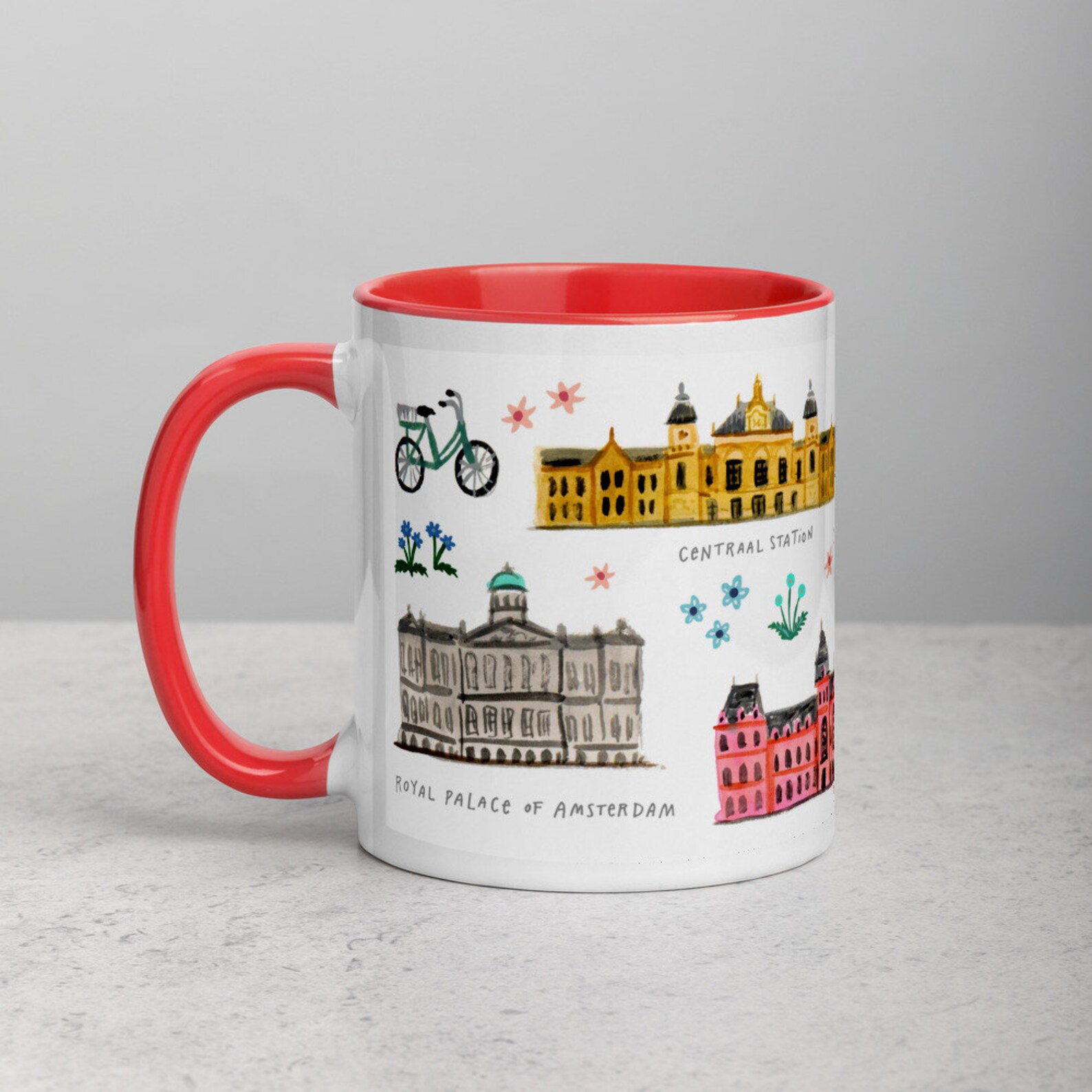 Amsterdam Coffee Mug, Amsterdam Coffee Cup, Amsterdam Gift, Amsterdam ...
