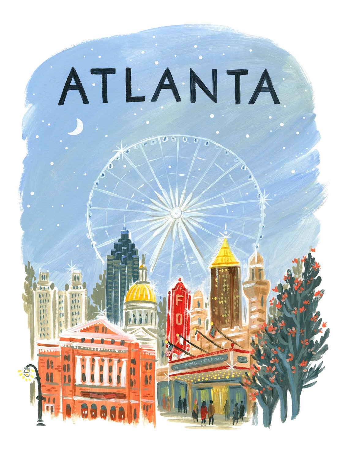 Atlanta Mug. Atlanta Georgia Coffee Mug. Atlanta Skyline. - Etsy