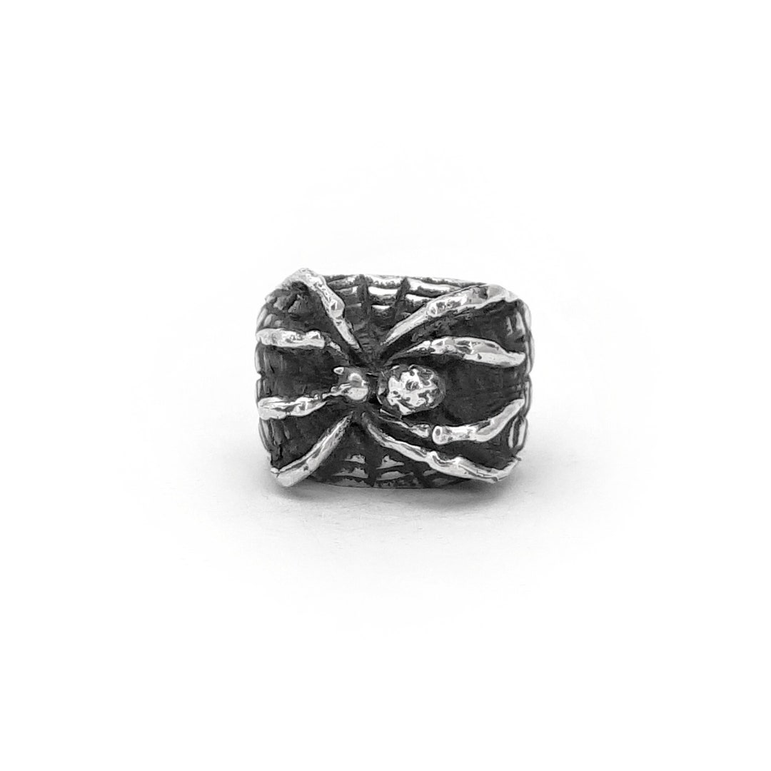 Handmade Sterling Silver Spider Ring: Gothic Rocknroll Jewelry - Etsy