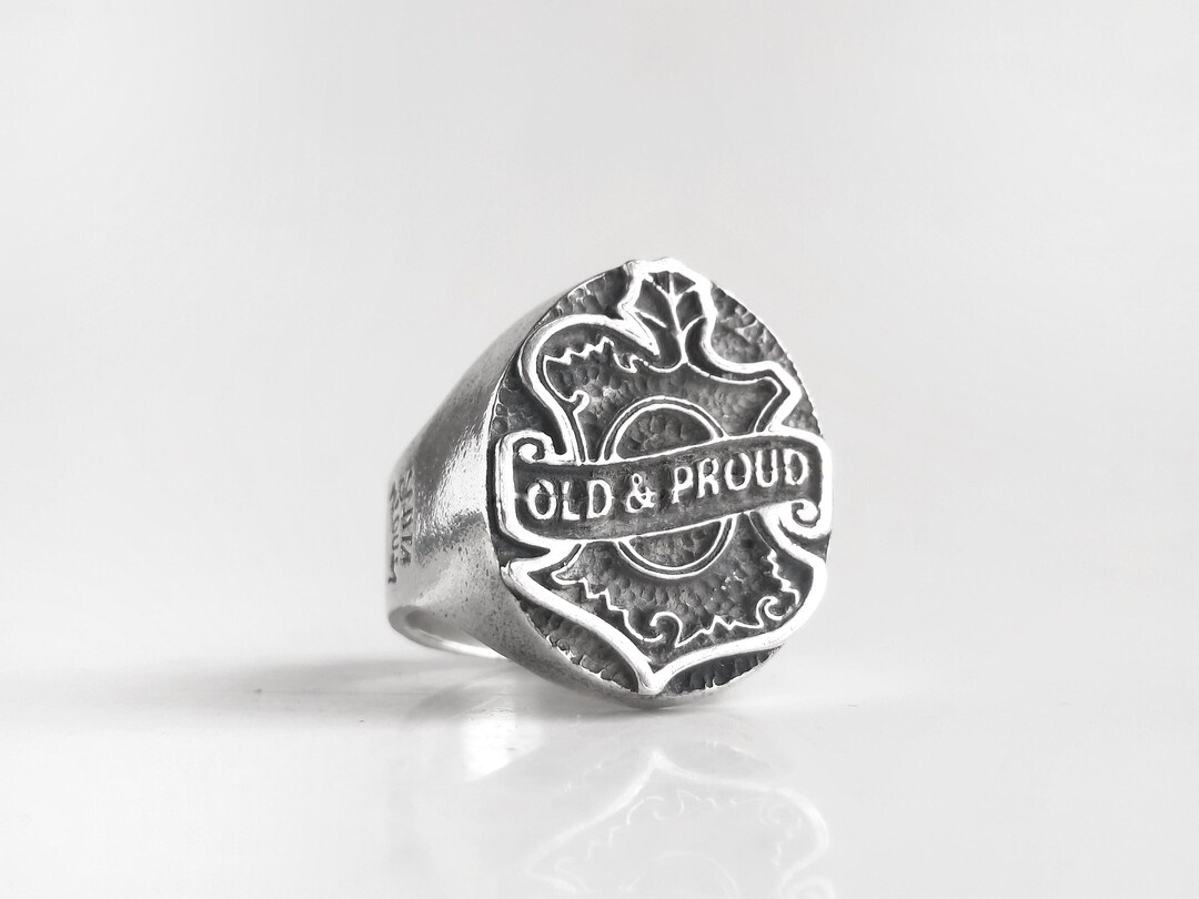 Anillo HARLEY DAVIDSON Logo, Shovelhead , Knucklehead, Hecho a Mano Por ...