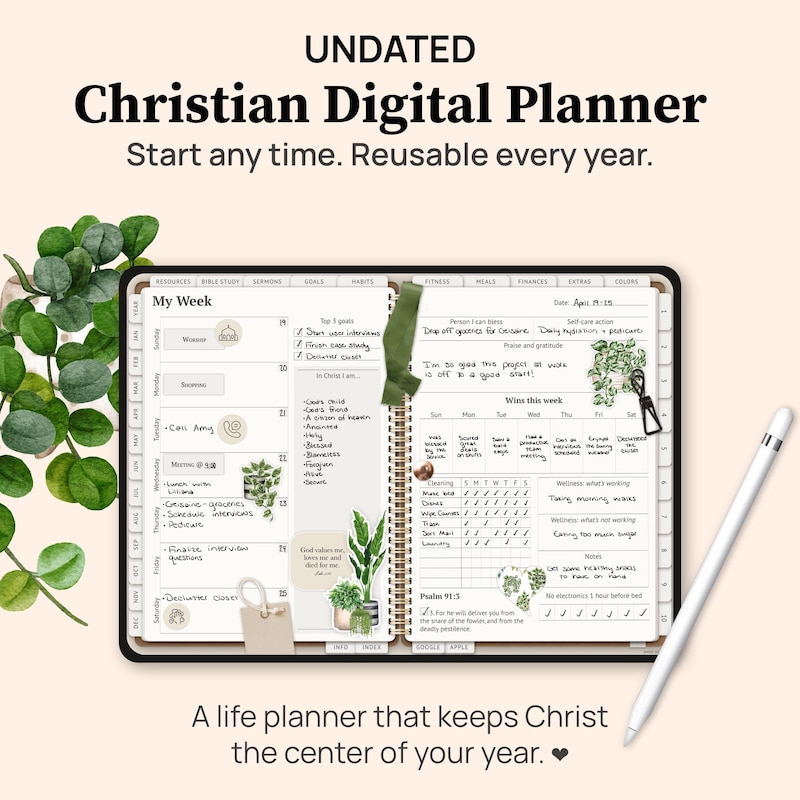 2026 Christian Planner - Etsy