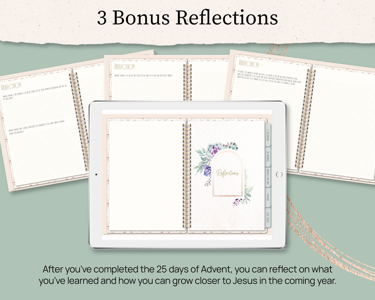 Digital Advent Calendar, Names of Jesus Christmas Bible Study Prayer ...