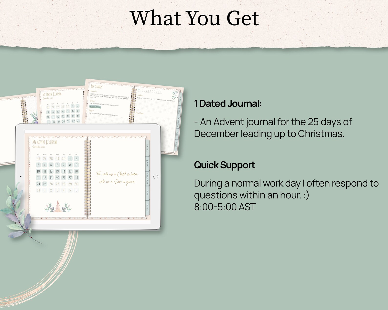 Digital Advent Calendar, Names of Jesus Christmas Bible Study Prayer ...