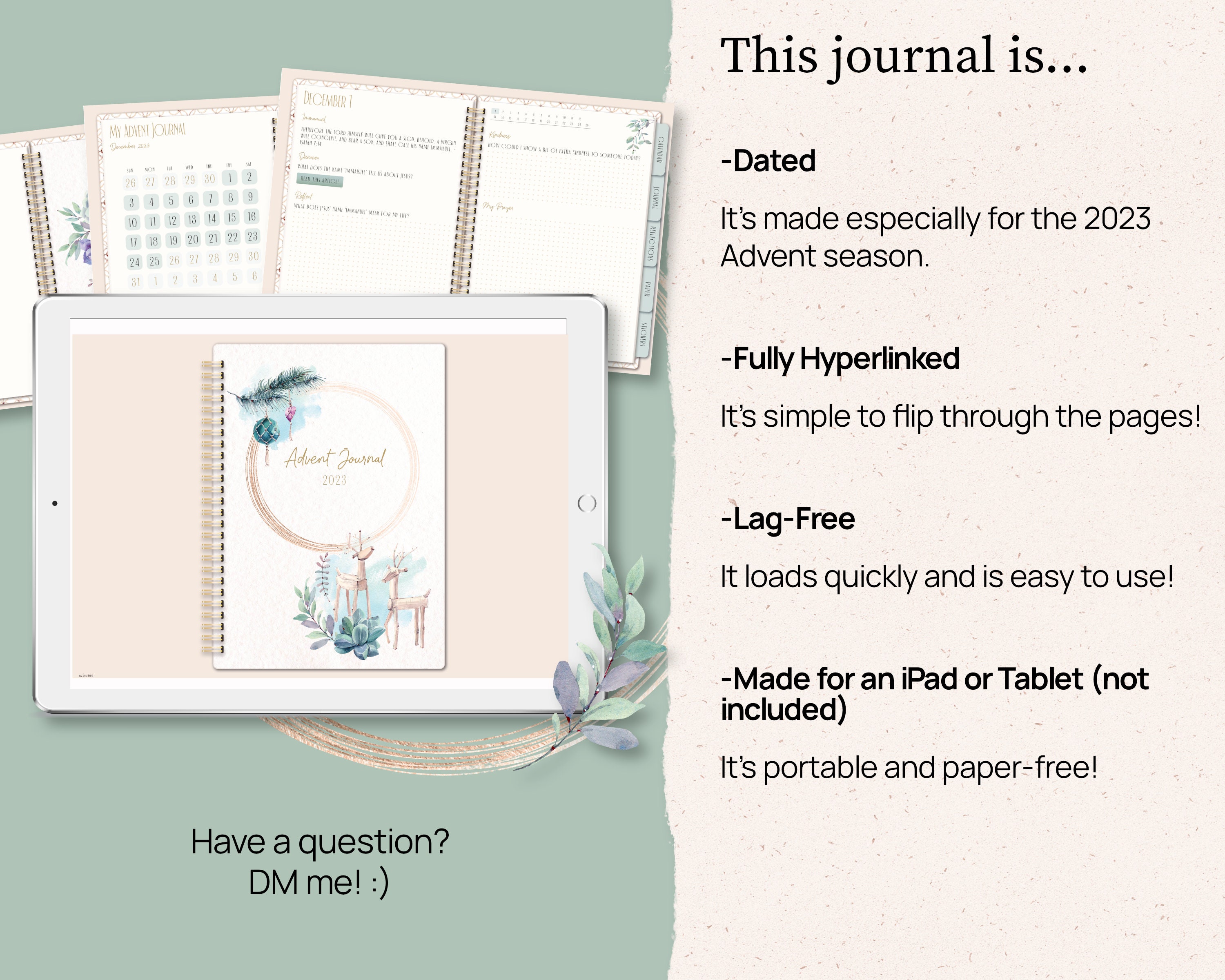 Digital Advent Calendar, Names of Jesus Christmas Bible Study Prayer ...