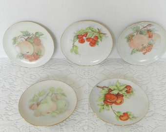 Fruit design plates | Etsy