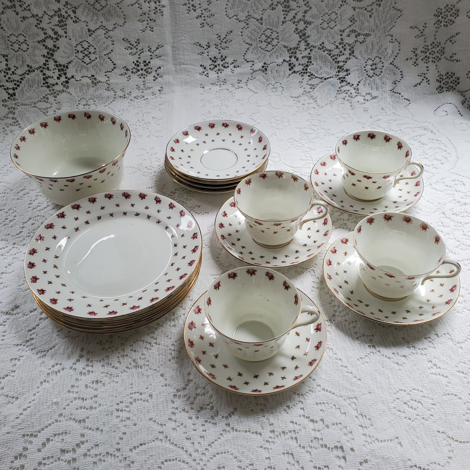 Rare Antique Star Paragon China Set 18 Pieces Pattern 3656 | Etsy