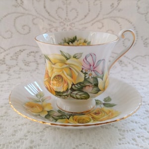 Vintage Royal Standard Teacup and Saucer, English Bone China, Pattern ...