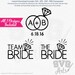 Team Bride, the Bride Wedding Rings SVG EPS DXF & Png Files for Print ...
