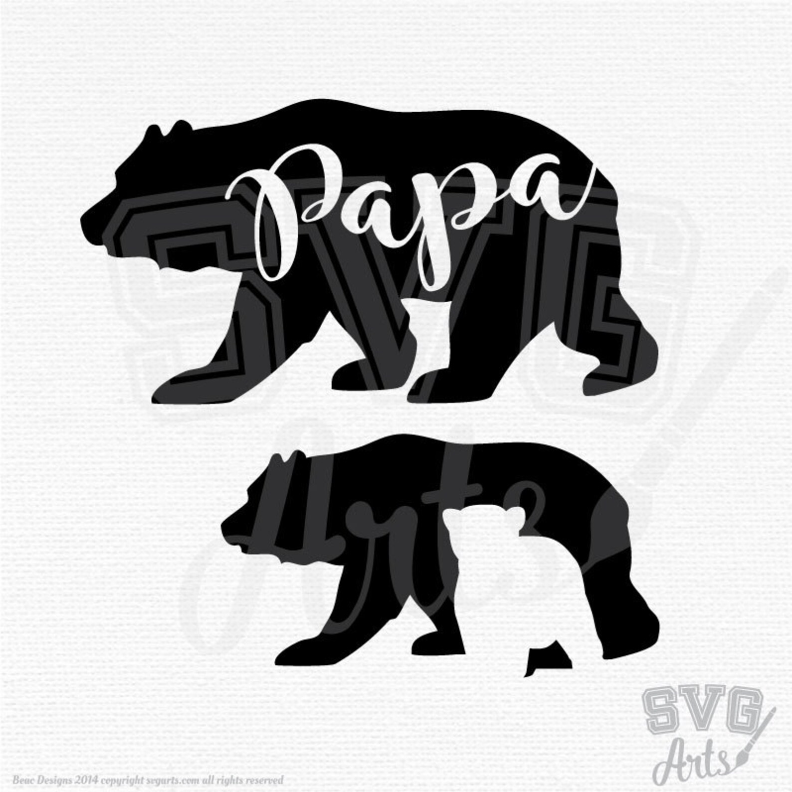 Oso svg oso svg paquete Mamá oso svg & Papa Oso svg con 3 - Etsy España