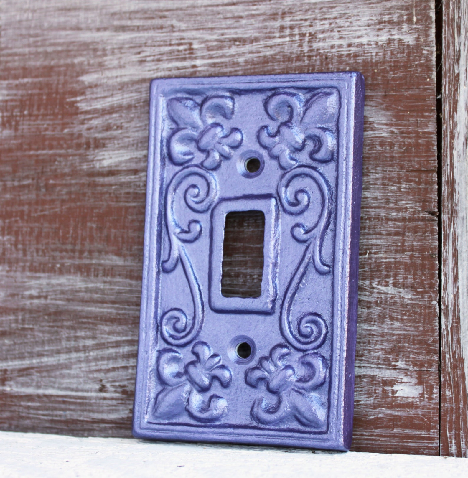 Light Switch Cover, Purple Switchplate Cover, Lightswitch Plate ...
