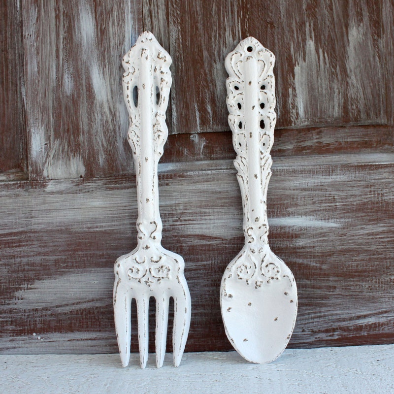 Fork and Spoon Wall Decor - Etsy