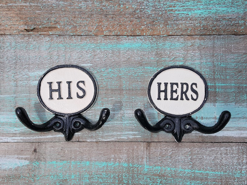 His And Hers Towel Hooks