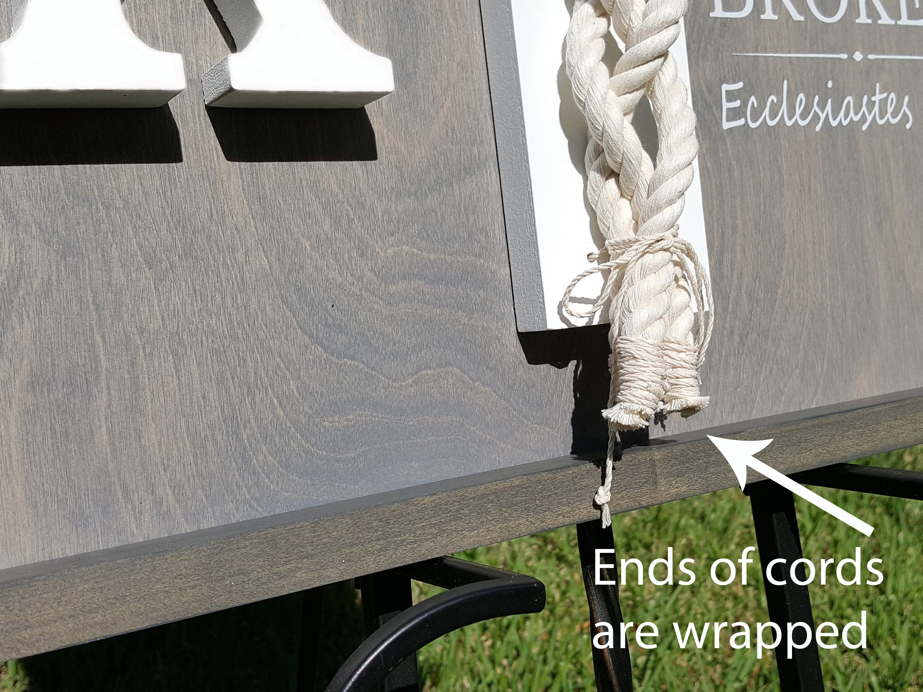 A Cord of Three Strands Wedding Sign Unity Cross for Wedding | Etsy