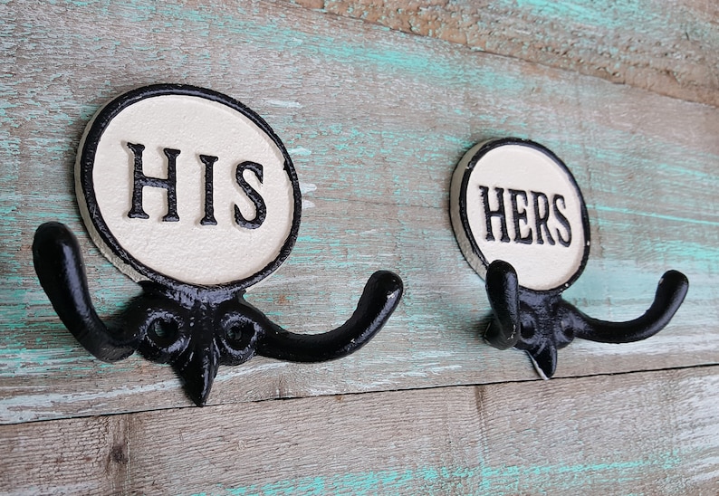 His And Hers Towel Hooks