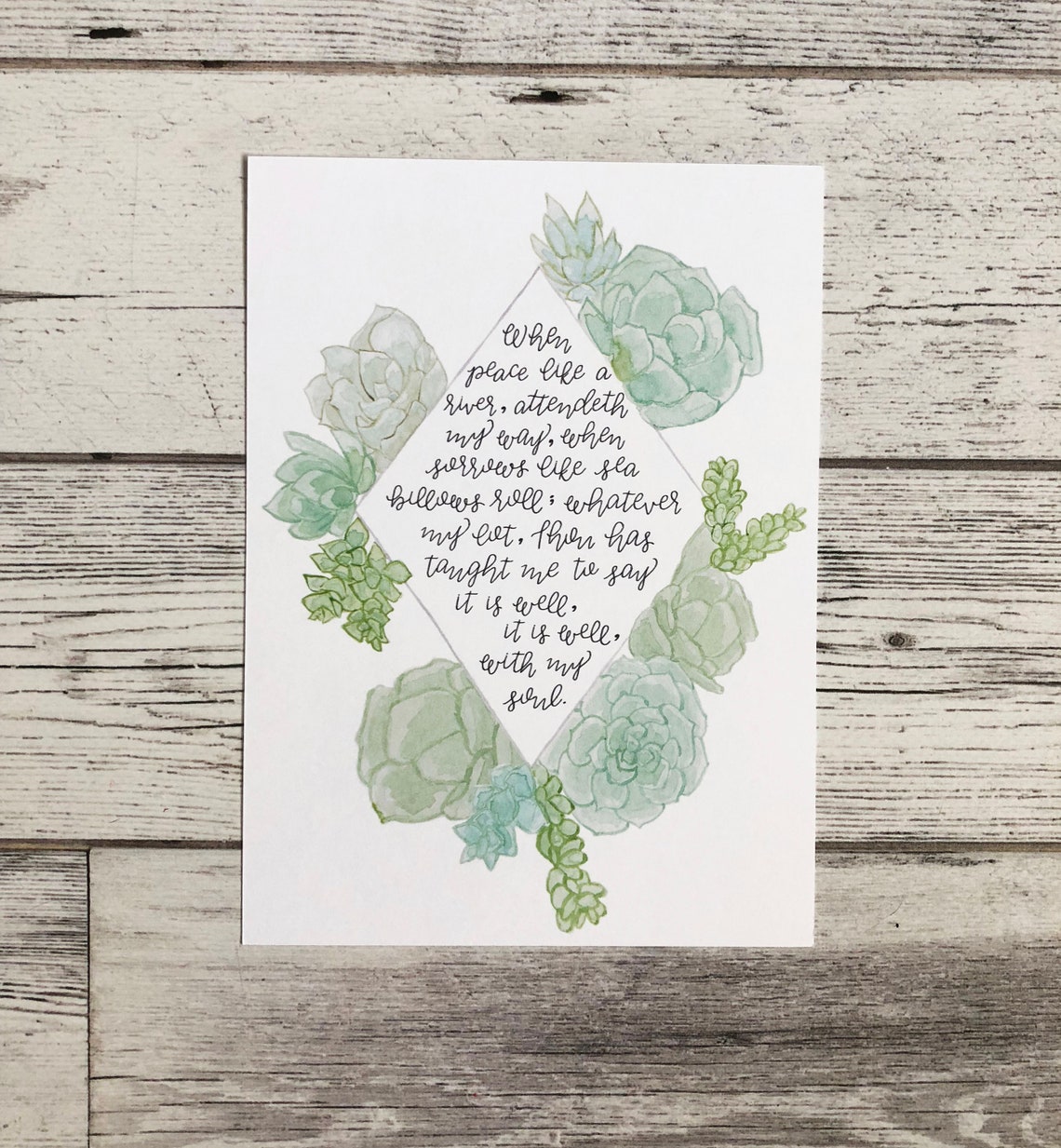 Hymns Art Prints Christian Wall Art Hymns Cards Set of 4 - Etsy