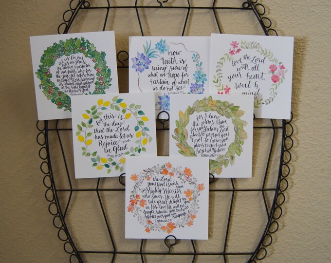 Bible Cards - Bible Verse Cards - Scripture Cards - Scripture Card Set ...