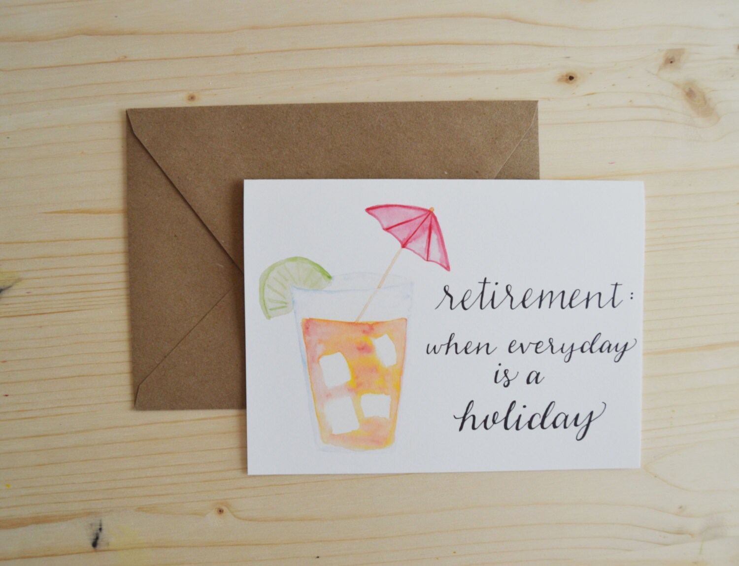 Retirement Card Happy Retirement Card Congratulations Card - Etsy