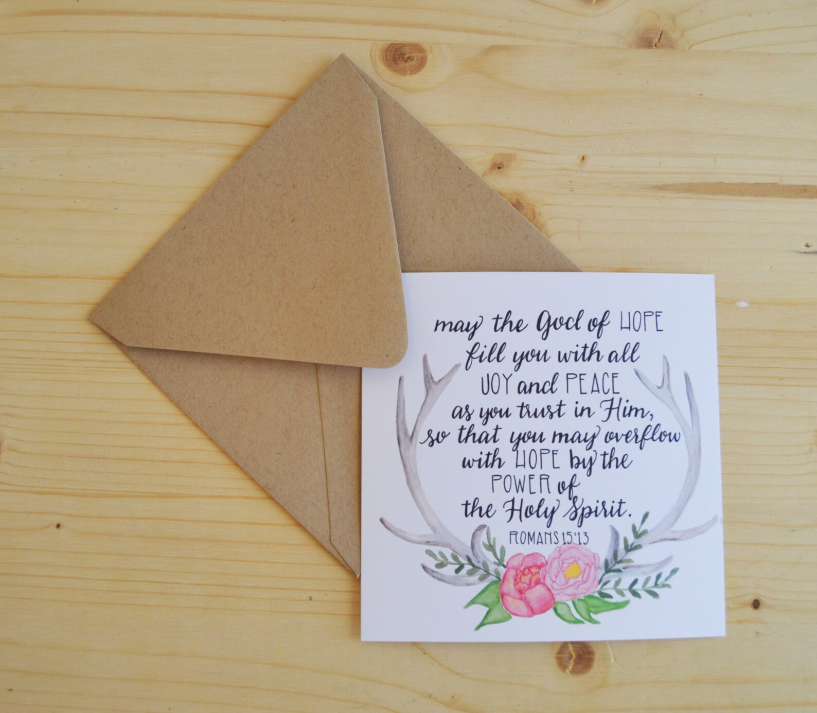 Boho Scripture Greeting Cards- Boho Bible Verse Folded Card Set ...