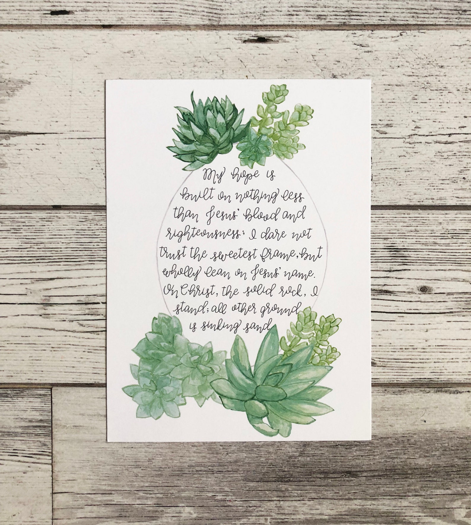 Hymns Art Prints Christian Wall Art Hymns Cards Set of 4 - Etsy