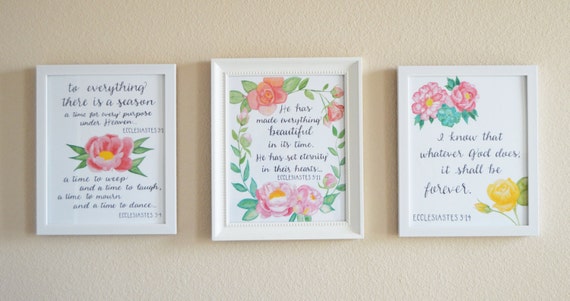 Bible Verse Art Spiritual Wall Art Scripture Art | Etsy