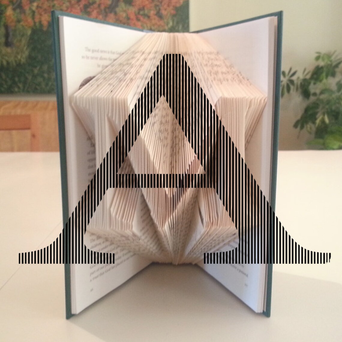 Folded Book Pattern: Alphabet Monograms 2 by Diymarta - Etsy