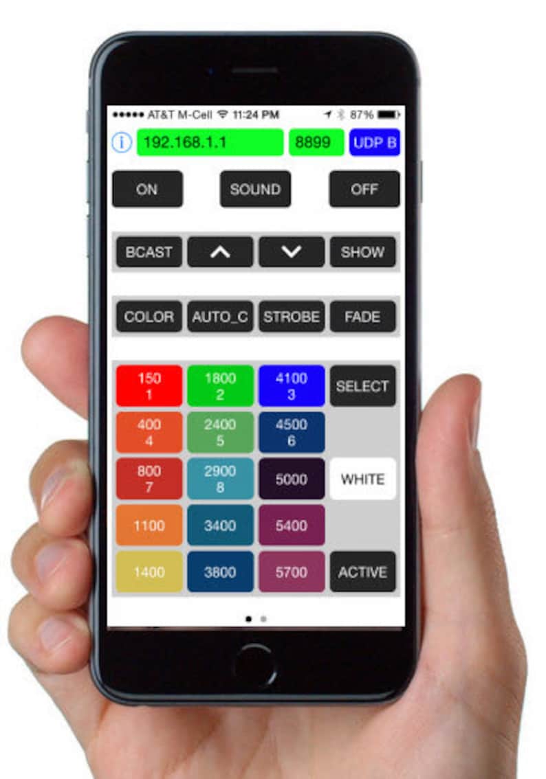 Smart Audio Processing RGB LED Lamp With iPhone and Android Control 6 ...