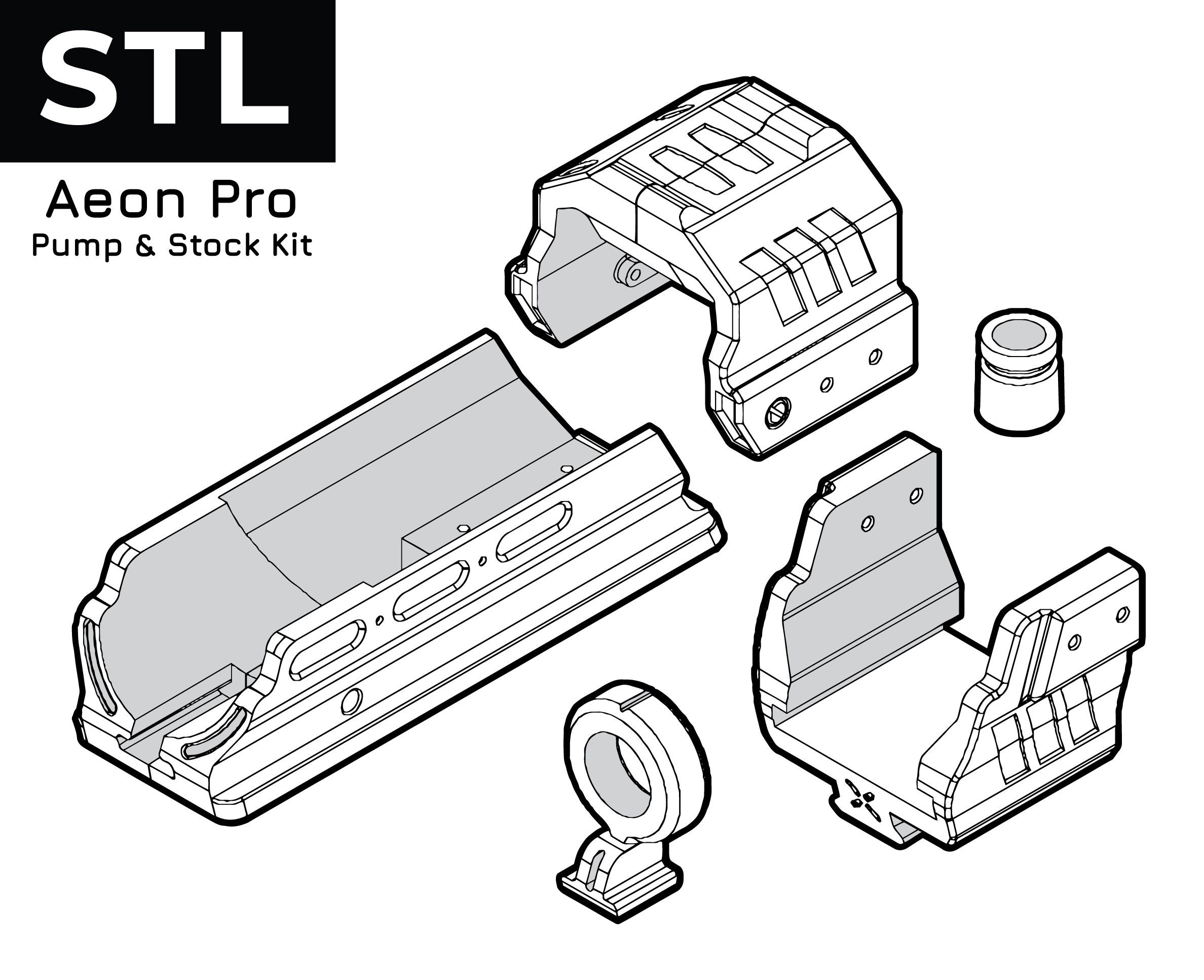 Stls Aeon Pro Pump Grip Kit - Etsy Singapore