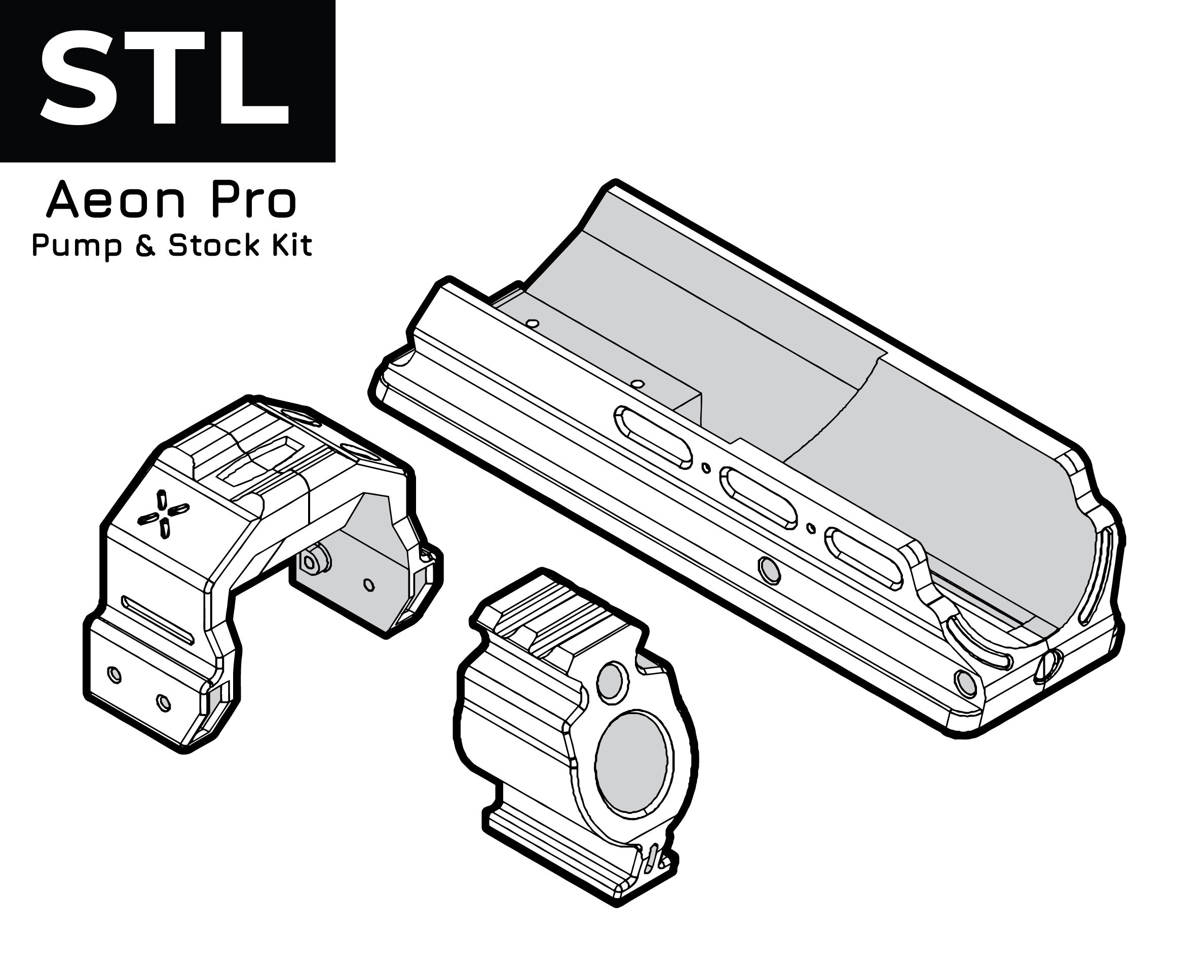 Stls Aeon Pro Pump Grip Kit | Etsy Singapore