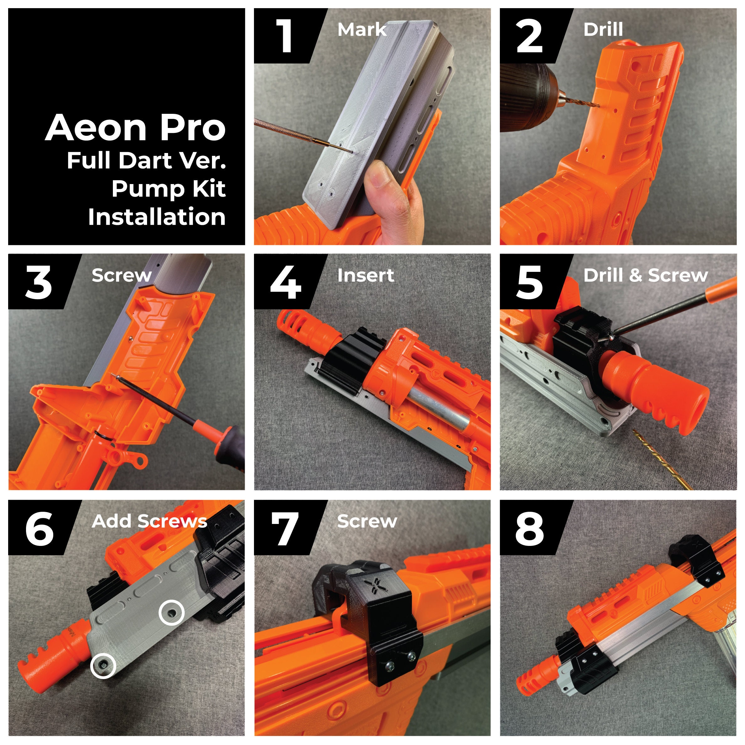 Stls Aeon Pro Pump Grip Kit - Etsy Singapore